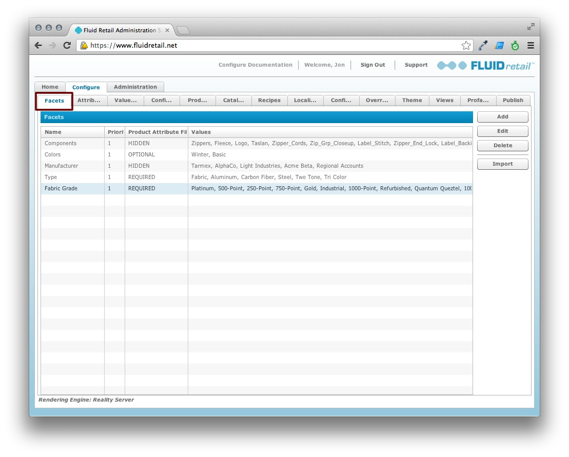 Fluid Configure User Guide